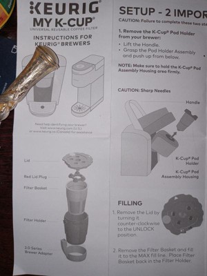 Keurig K-mini Go, Multicup Reservoir Single-serve K-cup Pod Coffee ...