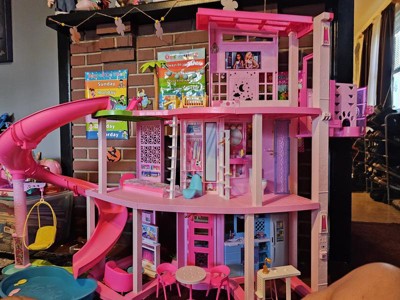 Barbie Dreamhouse Pool Party Doll House With 75+ Pc, 3 Story Slide : Target