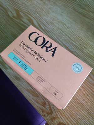Cora Organic Cotton Tampons Mix Pack - Light/regular/super Absorbency ...