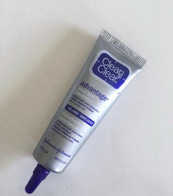 Clean & Clear Advantage Acne Spot Treatment Gel Cream With Salicylic ...