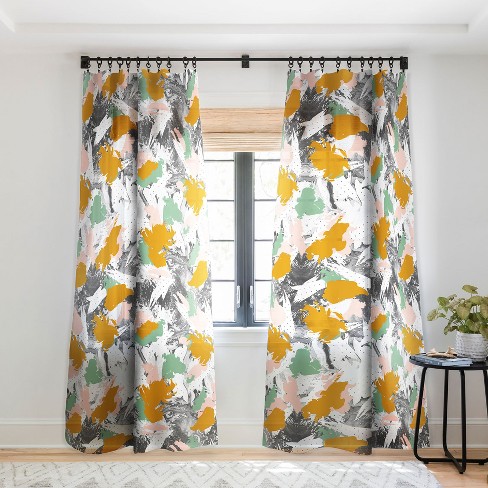 Marta Barragan Camarasa Marbled Abstract In The Colors 96" X 50" Single ...