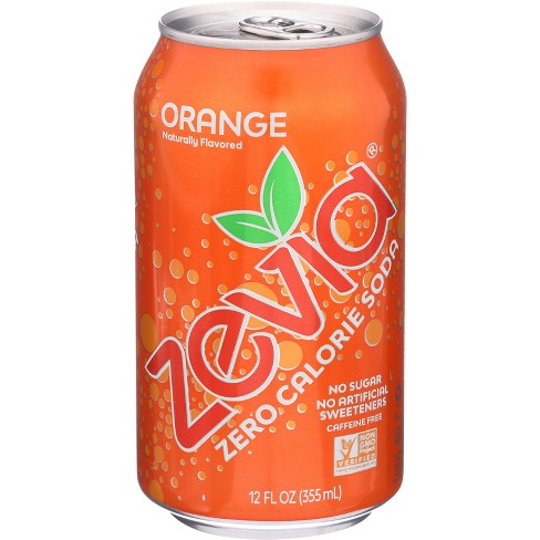 Zevia Zero Calorie Orange Soda - Case Of 4 - 6 Pk/12 Fl Oz : Target