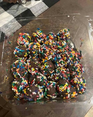 Sprinkle Coated Chocolate Donut Holes - 10oz - Favorite Day™ : Target