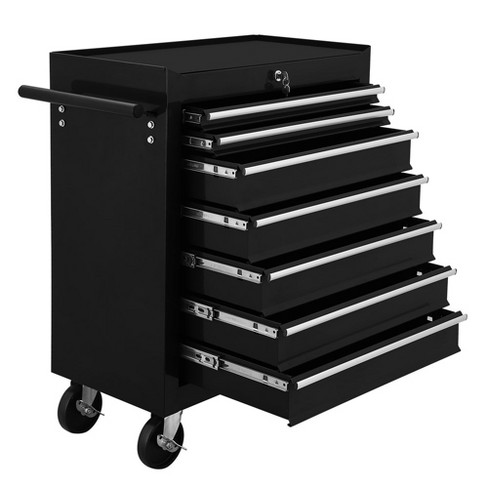 7 Drawer Rolling Tool Chest,tool Cabinet On Wheels With Locking System ...
