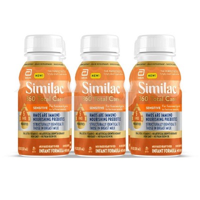 Similac 360 Total Care Sensitive Non-gmo Ready To Feed Infant Formula ...