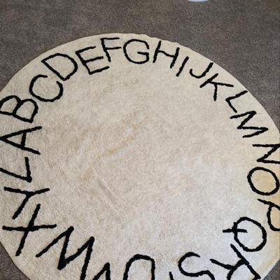Nuloom Kids Washable Round Alphabet Rug : Target