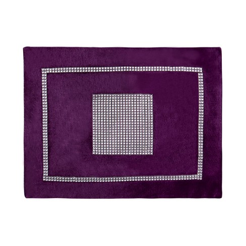 Unique Bargains Colored Placemat Table Mat With Diamante Strip And ...