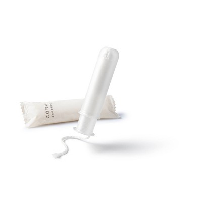 Cora Organic Cotton Tampons - Super Plus Absorbency - 16ct : Target