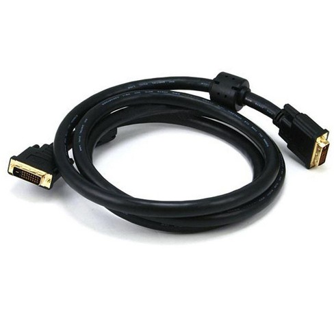 Monoprice Dvi-d Video Cable - 6 Feet - Black | 24awg Cl2 Dual Link 9.9 ...