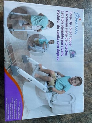 Dreambaby Step-up Toilet Topper Potty Training Seat - Gray/white : Target