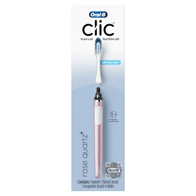 Oral-b Clic Toothbrush Ultimate Clean Replacement Brush Heads, Black ...