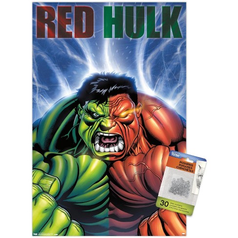 Trends International Marvel Comics Red Hulk - Cover #30 Unframed Wall ...