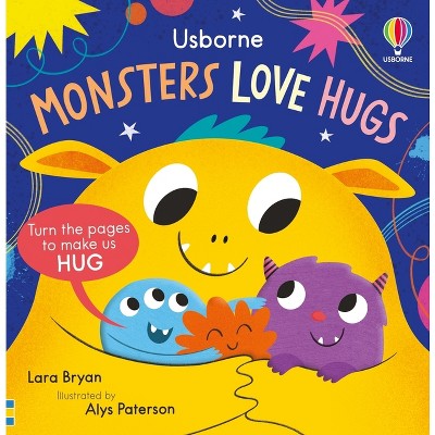 Monsters Love Hugs - (usborne Huggy Books) By Lara Bryan (board Book ...