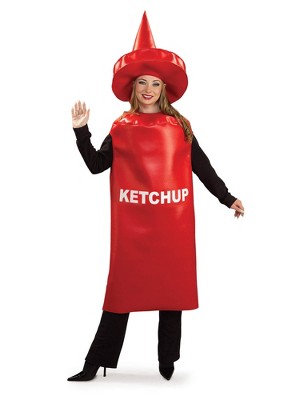 Rubies Hilarious Adult Ketchup Bottle Costume : Target