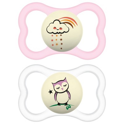 Mam 2pk Supreme Pacifier 16+ Months - Girl : Target