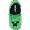 Minecraft Slippers For Kids, Slip-on Creeper Novelty Slipper, Green ...