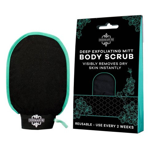 Dermasuri Exfoliating Body Scrub Glove Scrubber - 1ct : Target