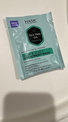 Hask Scalp Treatment Hair Mask Infused With Tea Tree & Rosemary Oil - 1 ...