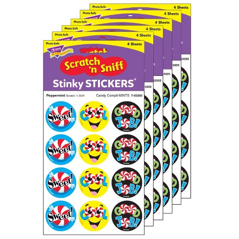 Trend Candy Compli-mints/peppermint Stinky Stickers®, 48 Per Pack, 6 ...