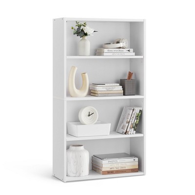 Vasagle Bookshelf 4-tier Open Bookcase With Adjustable Storage Shelves ...