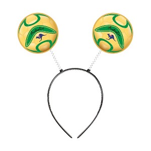 Beistle Australia Soccer Bopper Headbands, Pack of 4 Multicolored : Target