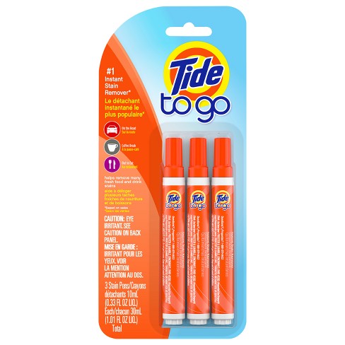 Tide To Go Stain Remover Pen - 3ct/1.01 Fl Oz : Target