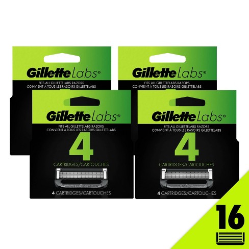 Gillette Labs Razor Blade Refills - Compatible With Exfoliating Heated ...