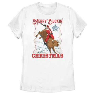 Men's Professional Bull Riders Merry Buckin' Christmas Long Sleeve ...