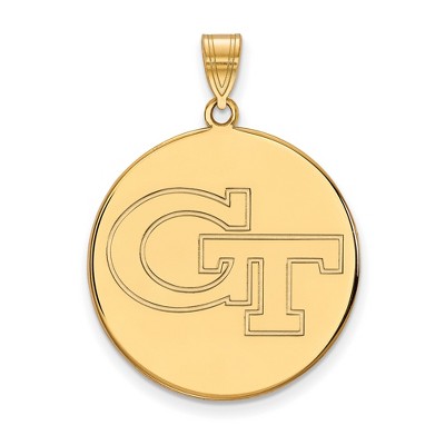 Black Bow Jewelry 10k Yellow Gold Georgia Tech Yellow Jackets Ncaa ...