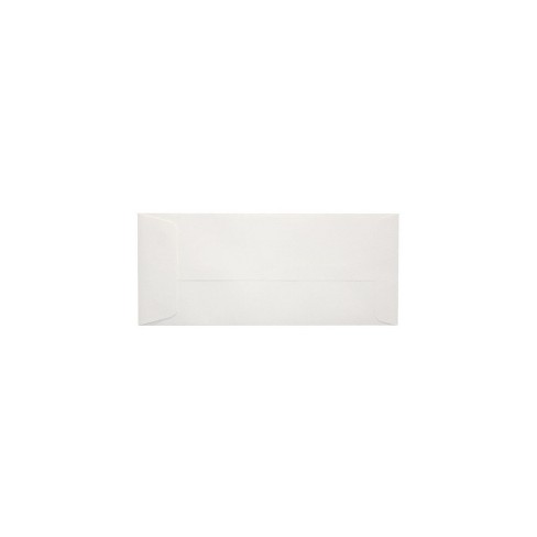 Lux 80lb 4 1/8"x9 1/2" Open End #10 Envelopes W/peel&press White 250/bx ...