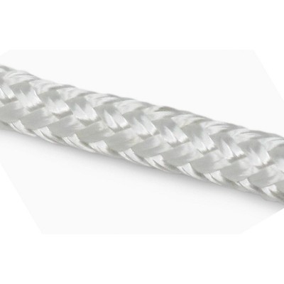 Katzco Nylon Braided Rope - 5/16 Inch X 100 Foot Anchor Rope - White ...