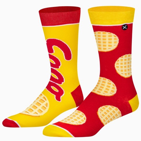 Odd Sox, Eggo Split, Funny Novelty Socks, Large : Target