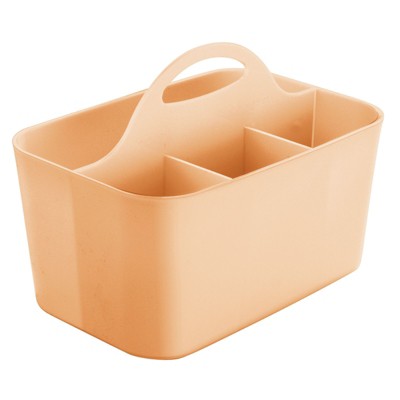 Mdesign Plastic Bathroom Storage Organizer Caddy Tote, Large, 2 Pack ...
