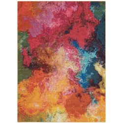 Nourison Celestial Wave Area Rug Ces07 7'10" X 10'6" : Target