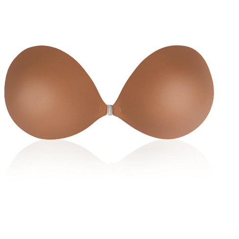 Nood Push Up | Luxe Fabric Adhesive Reusable Bra, Bronze, B : Target