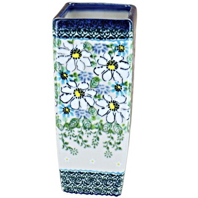 Blue Rose Polish Pottery Blue Butterfly Large Vase : Target