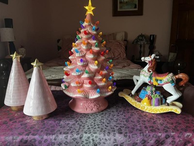 Mr. Christmas Nostalgic Ceramic Led Christmas Tree - 18" - Green : Target