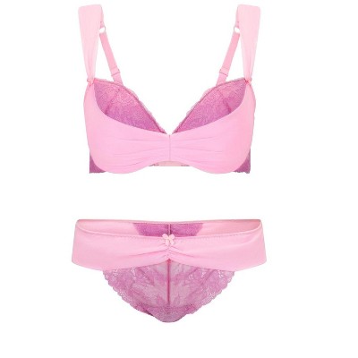 Adore Me Women's Clairabella Demi Bra 38ddd / Pirouette Pink. : Target