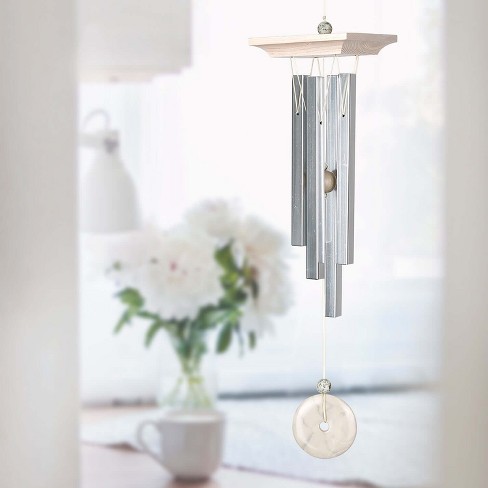 Woodstock Windchimes White Marble Chime Mini Wind Chimes For Outside ...