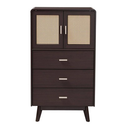Michaela Storage Unit - Cherry - Safavieh. : Target