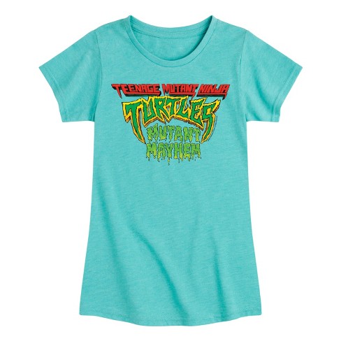 Teenage Mutant Ninja Turtles Movie Logo Fitted Short Sleeve Graphic T ...
