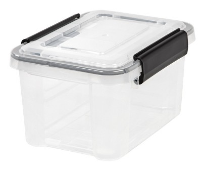 Iris Usa 17 Quart Clear Storage Box, Clear : Target