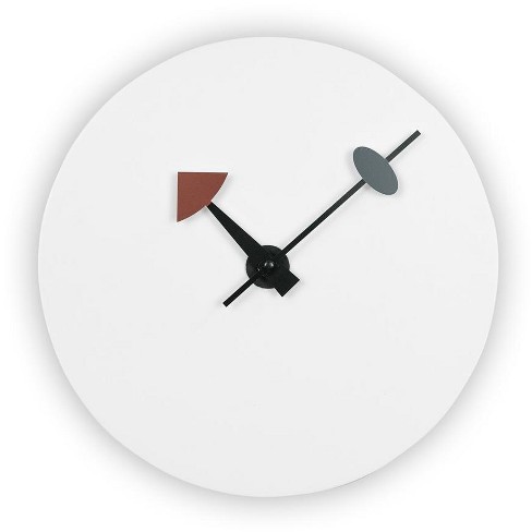 12" Manchester Modern Wall Clock - Leisuremod In White : Target