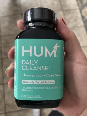 Hum Nutrition Daily Cleanse For Skin & Body Detox Vegan Capsules - 60ct : Target