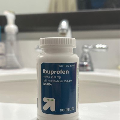 Ibuprofen (nsaid) Pain Reliever & Fever Reducer Tablets - 100ct - Up ...