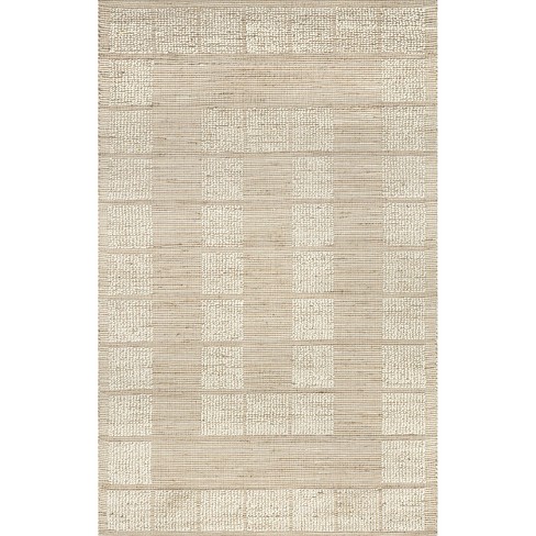 Arvin Olano X Rugs Usa - Oden Textured Jute And Wool Indoor Area Rug, 8 ...