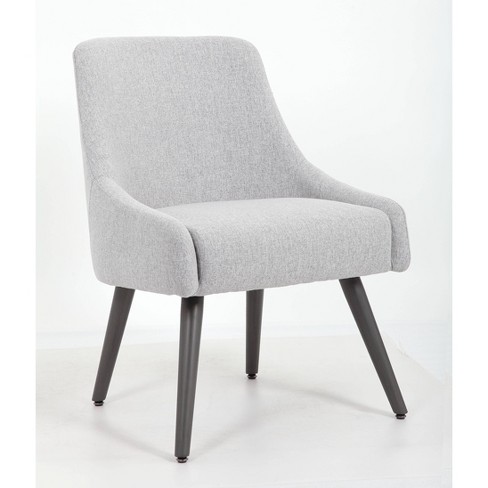 Boyle Guest Chair Gray: Comfortable Lumbar Support, Metal Frame - Boss ...