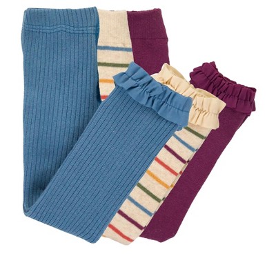 Rufflebutts Girls 3-pack Footless Ruffle Tights : Target