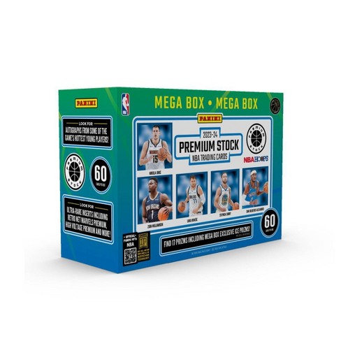 2023-24 Panini Nba Premium Stock Basketball Trading Cards Mega Box : Target