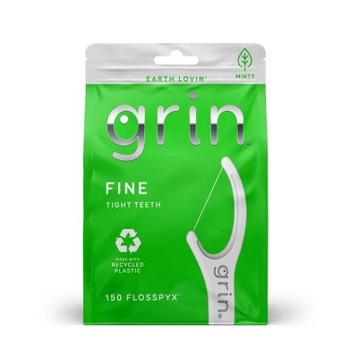 Grin Oral Care Fine Flosspyx - 150ct : Target